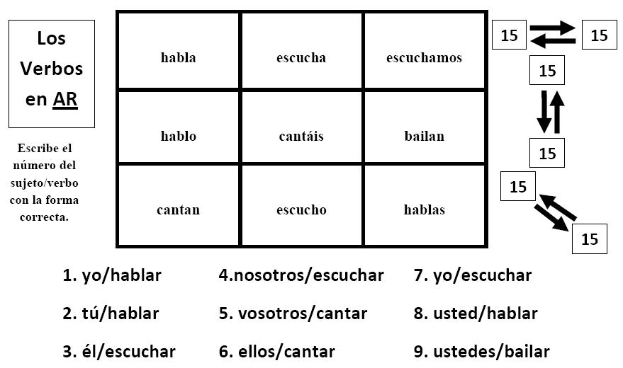 Vocabulary Squares For Math