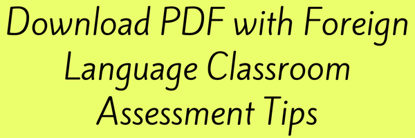 Foreign Language Assessment: Knowing about language and doing something ...
