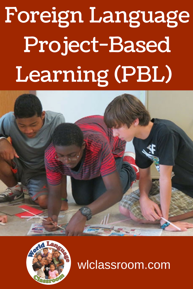 Foreign Language Project Based Learning World Language Classroom