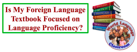 Is My Foreign Language Textbook Focused on Proficiency? | World ...