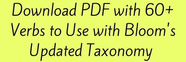 Bloom’s (updated) Taxonomy in the Language Classroom | World Language ...