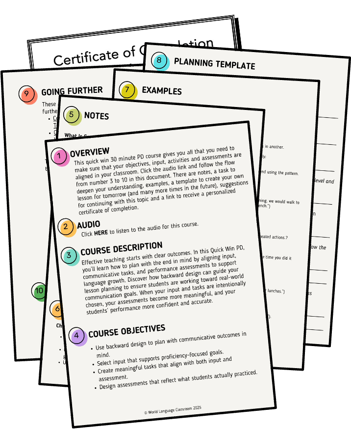 Quick Win PD for Language Teachers: Intentional Planning for ...
