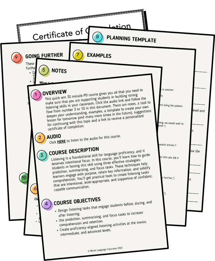 Quick Win PD for Language Teachers: Build Strong Listening Skills ...